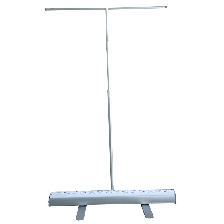 Product tags tarpaulin stand